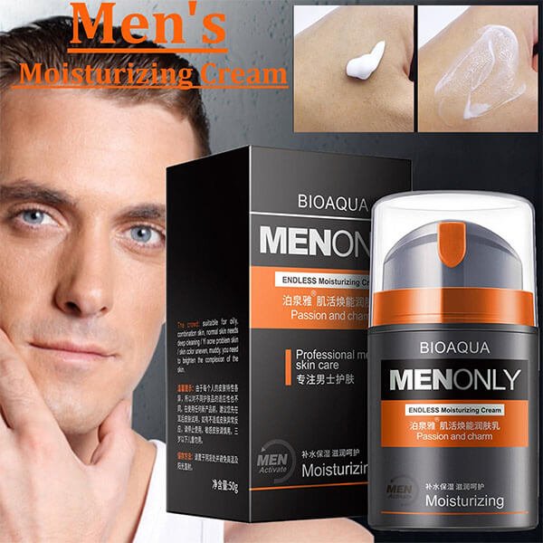 BIOAQUA MEN ONLY Men's Skin Care Endless Moisturizing Cream for Men in ...